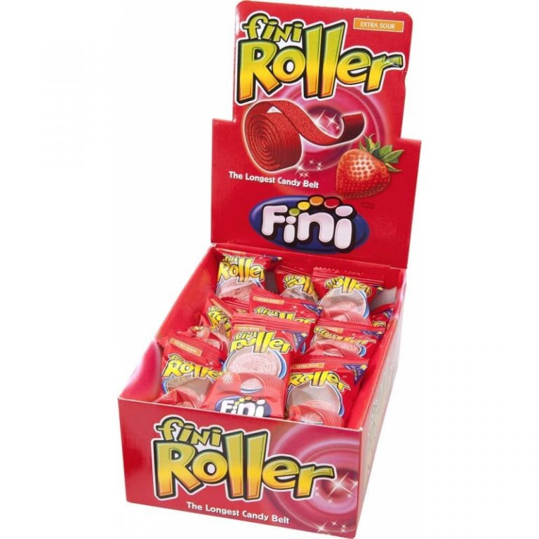 Buy Fini Rollers Strawberry 40 Pieces Online | Lolly Warehouse