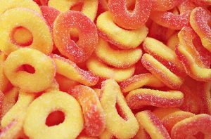 Buy Peach Rings 1kg LL Online | Lolly Warehouse