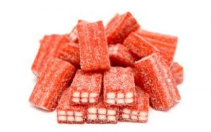 Buy Sour Strawberry Bricks 725g Online | Lolly Warehouse