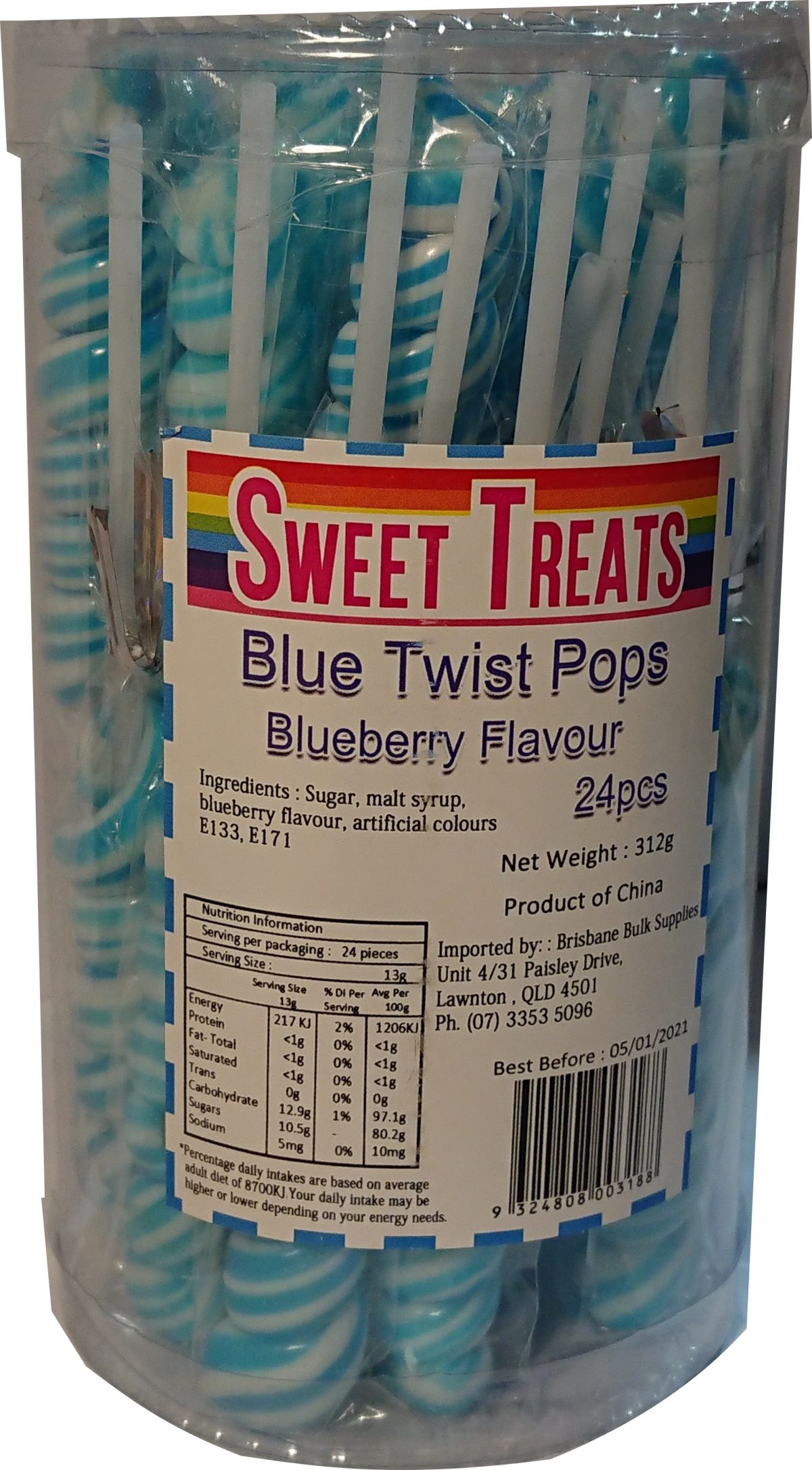 Blue Lollies - Online Lolly Shop - Lolly Warehouse