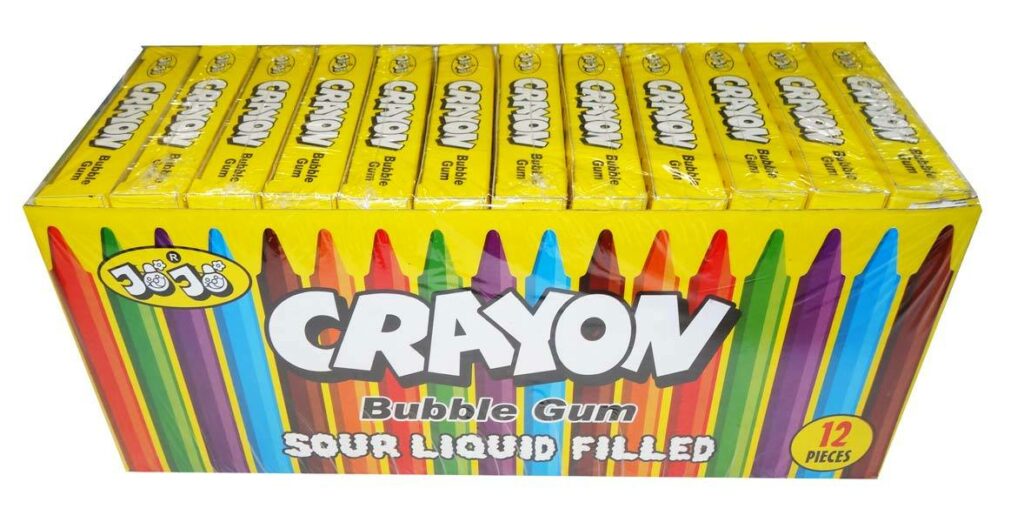 Buy Jojo Crayon Bubblegum Pack Carton Online | Lolly Warehouse