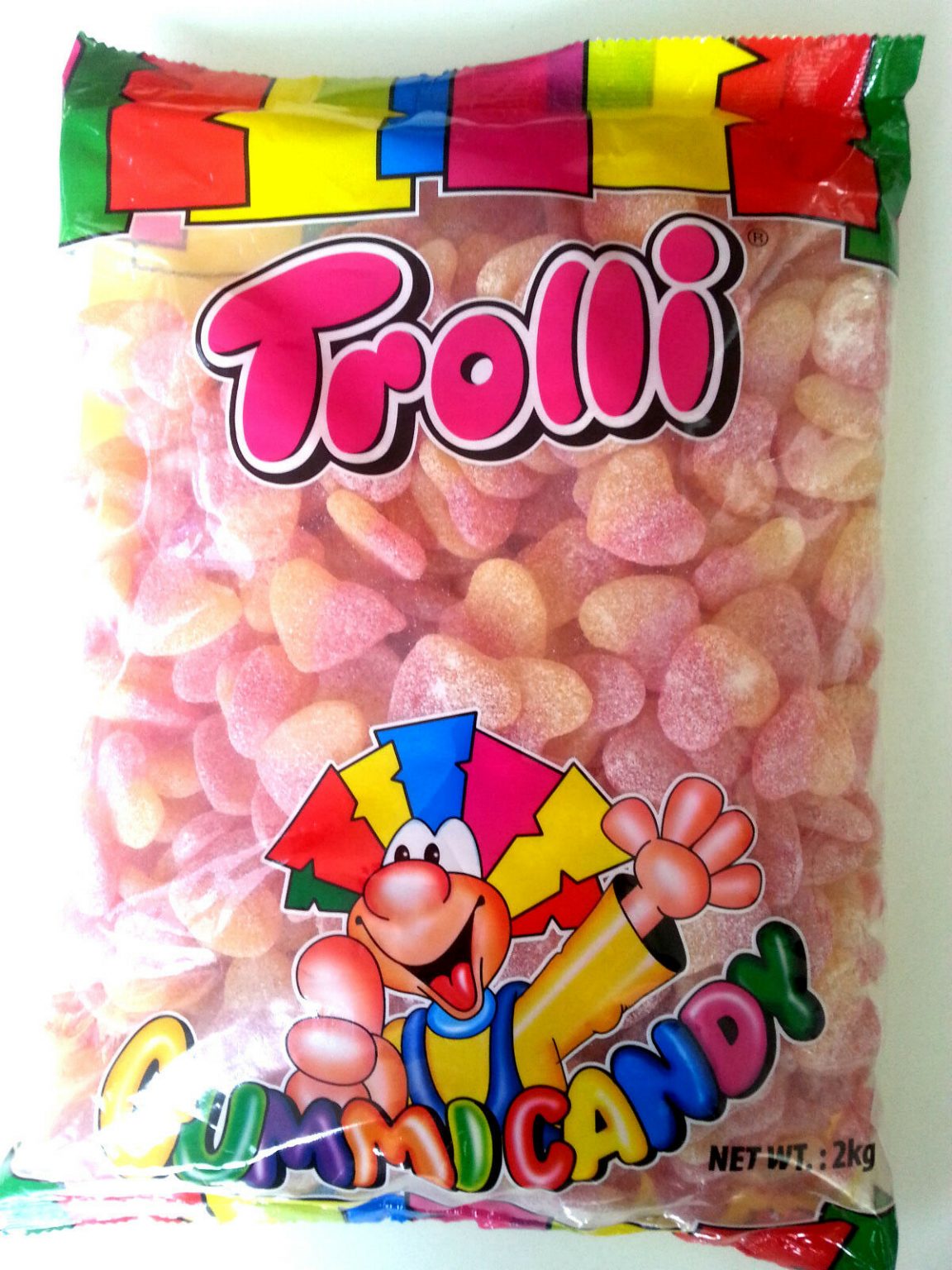 Buy Trolli Sour Peach Hearts 2kg Online | Lolly Warehouse