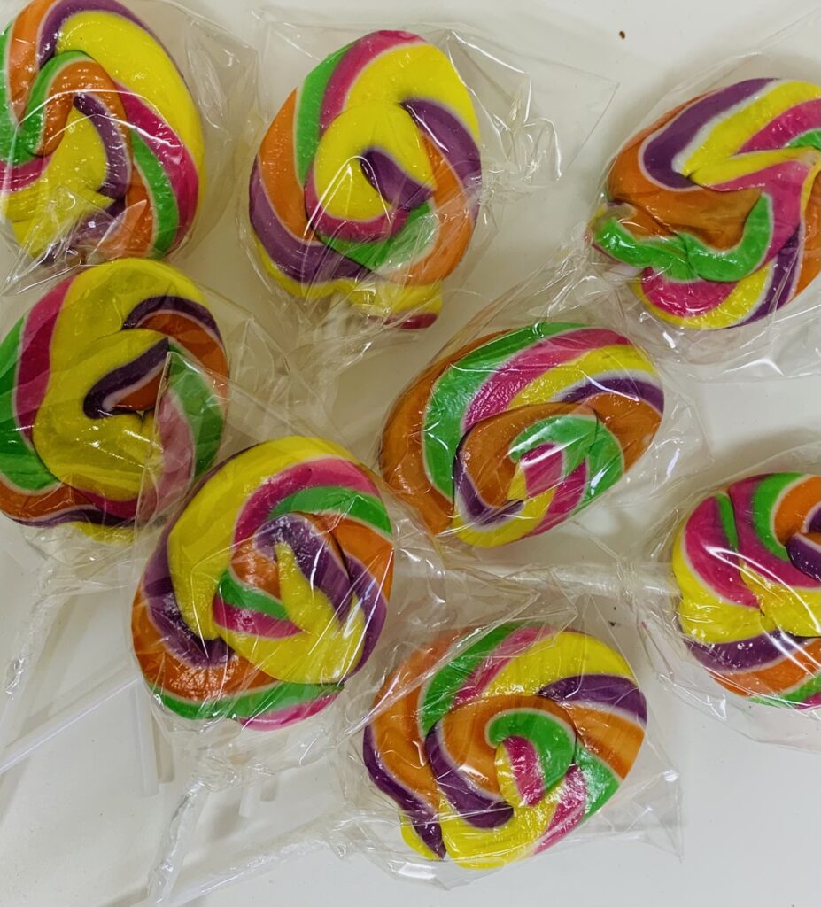 Buy Lollipops Oval Shaped Multi 24 Pack Online | Lolly Warehouse