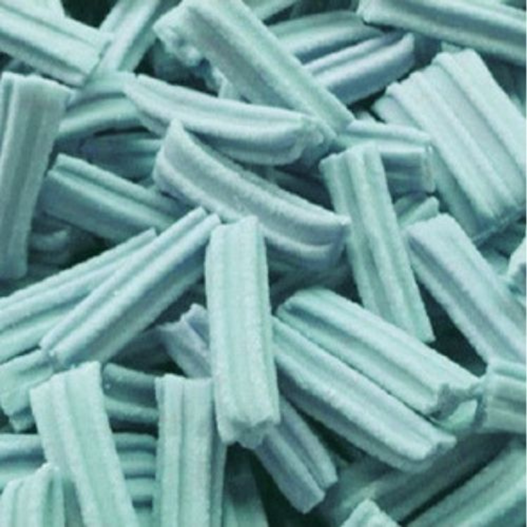 Buy Musk Fruit Sticks Mini Blue 500g Online | Lolly Warehouse