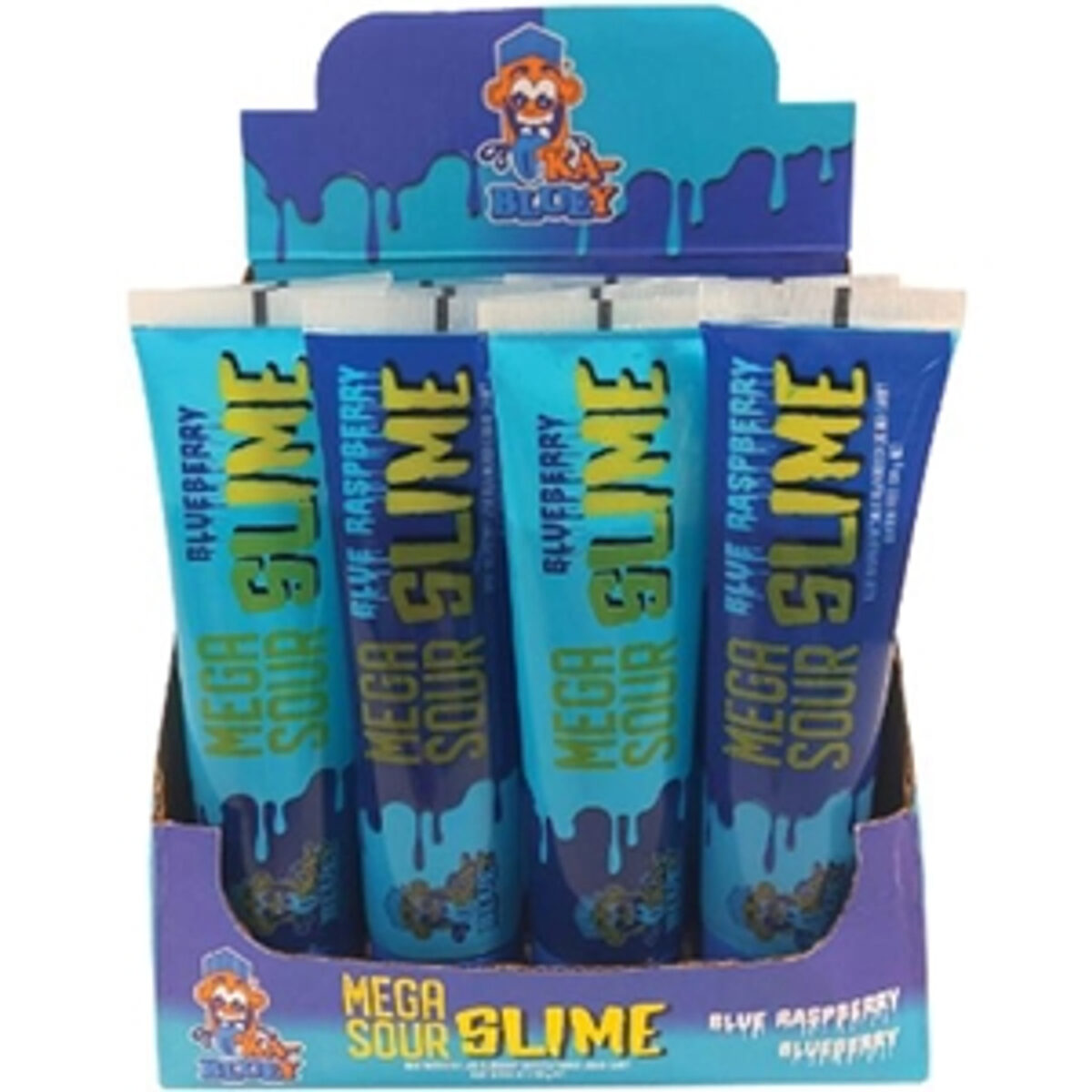 Buy Ka Bluey Mega Sour Slime 12 Pack - Best Before 05 Apr 25 Online ...