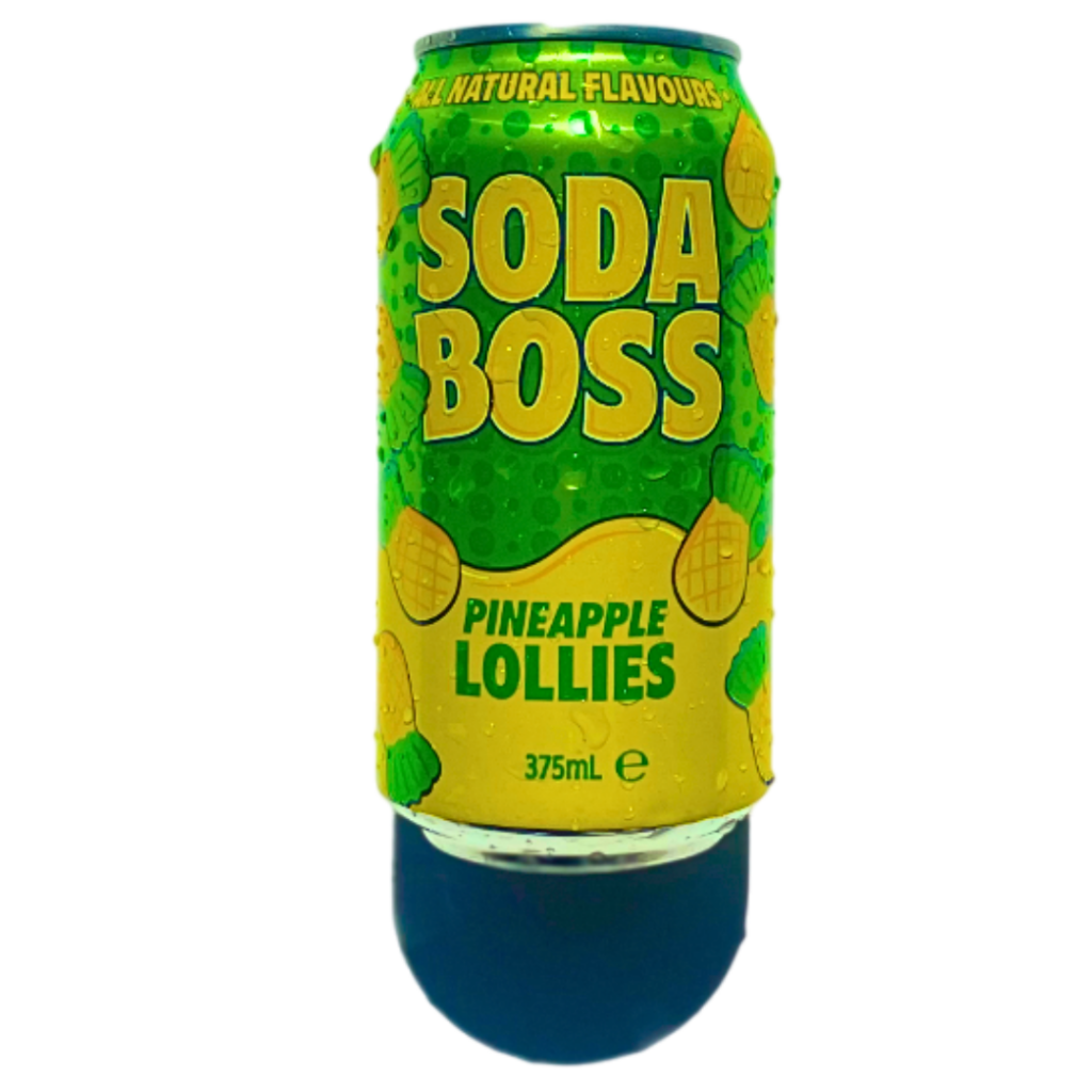 Buy Soda Boss Pineapple Lollies 375ml Best Before April 2024 Online ...