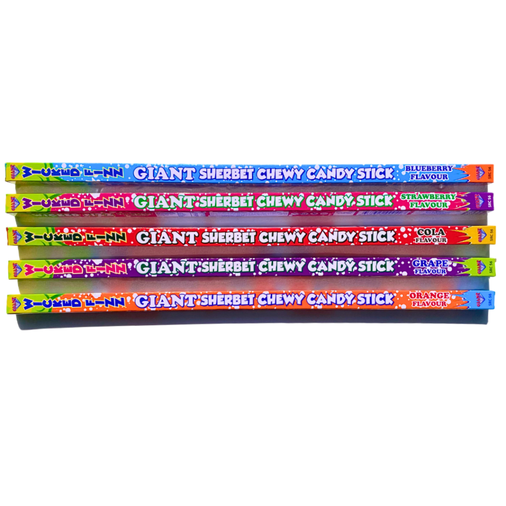 Buy Wicked Fizz Giant Sherbet Chewy Candy Sticks 5 Pack Online | Lolly ...